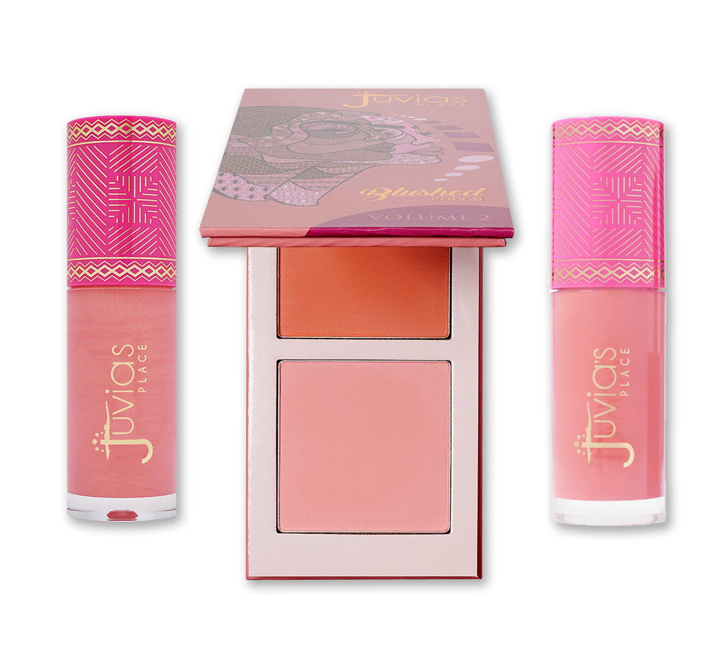 Blushed Trio Bundle- Powder, Liquid, and Glow Blush Set | Juvia's Place ...
