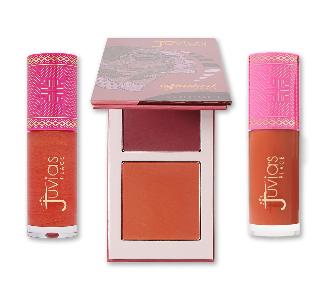Blushed Trio Bundle- Powder, Liquid, and Glow Blush Set | Juvia's Place ...